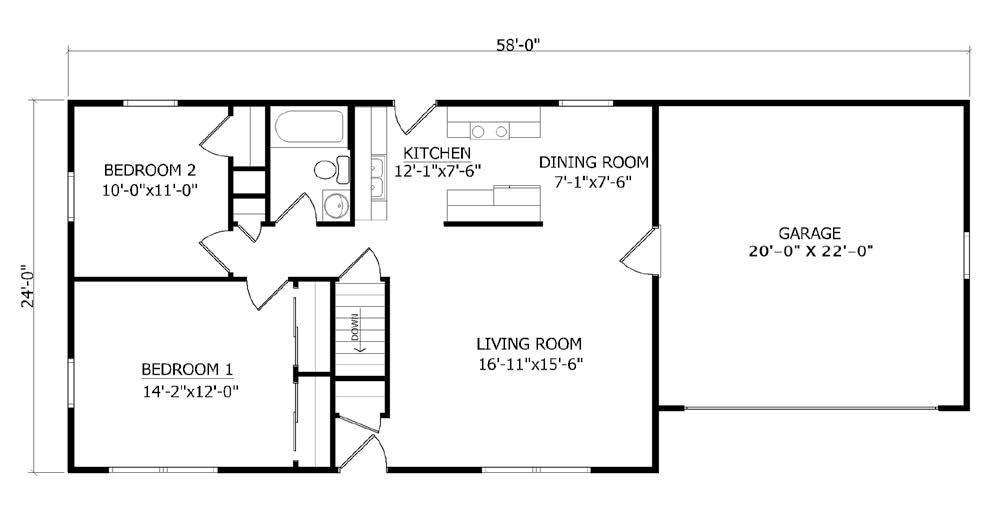 Northbrook - Panelized Floor Plan